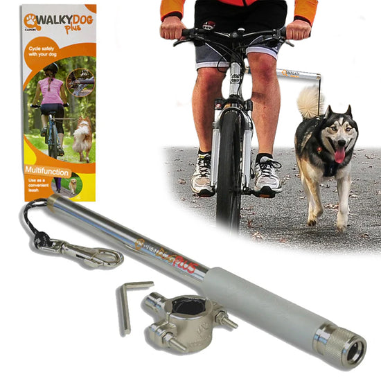 WalkyDog® Plus Dog Bike Leash Biking Attachment – Walky Pet Inc.
